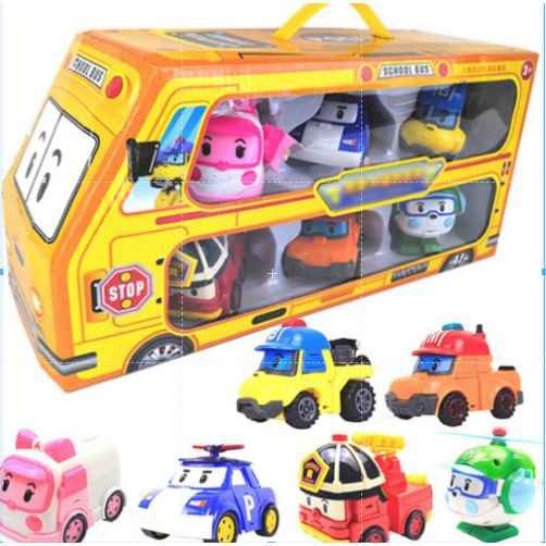 ROBOT 6pcs School Bus Poli Set💥WANJU.MY💥 | Shopee Malaysia