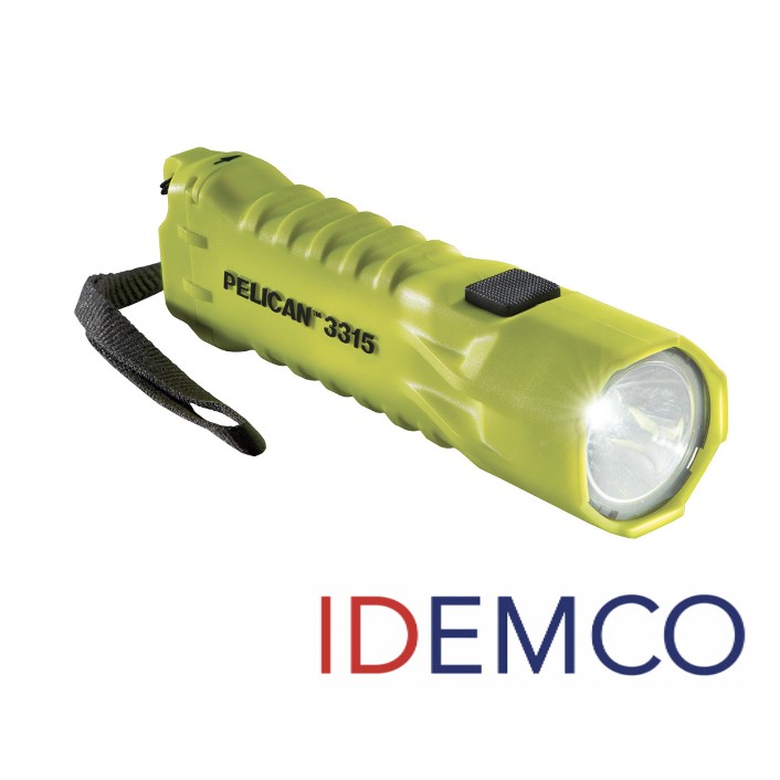 PELICAN 3315 LED Flashlight 160 Lumens Safety Rated - Yellow 033150 ...