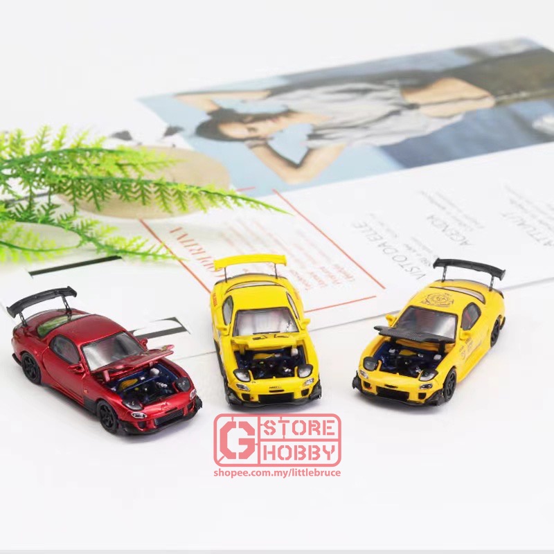 Master 1/64 Mazda RX-7 FD3S RE Amemiya open hood | Shopee Malaysia