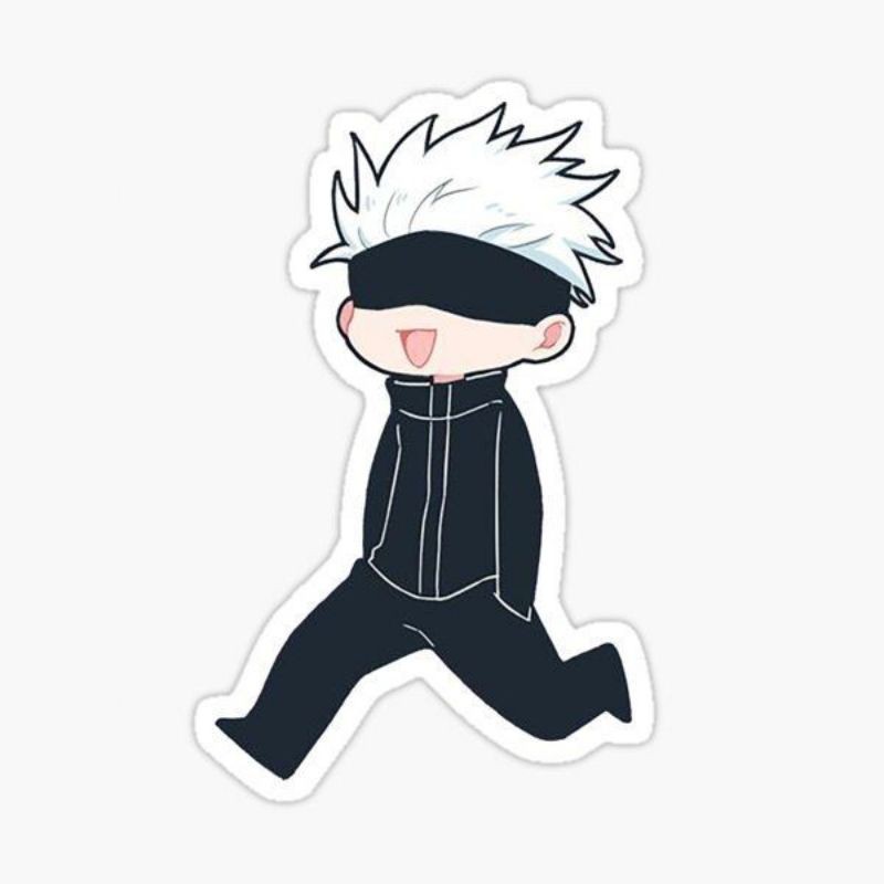 Jujutsu Kaisen Anime Gojo Satoru Anime Merch Stickers DIY Cute Chibi ...