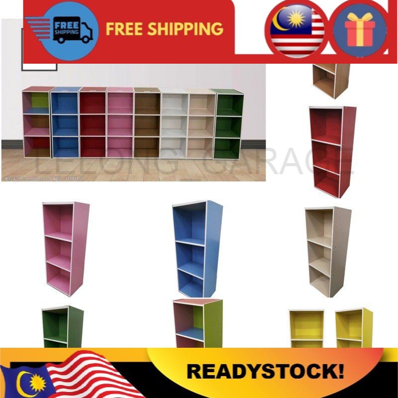 " (Ready Stock) DIY 3 Tier High Quality Multipurpose Rack Book Shelf ...
