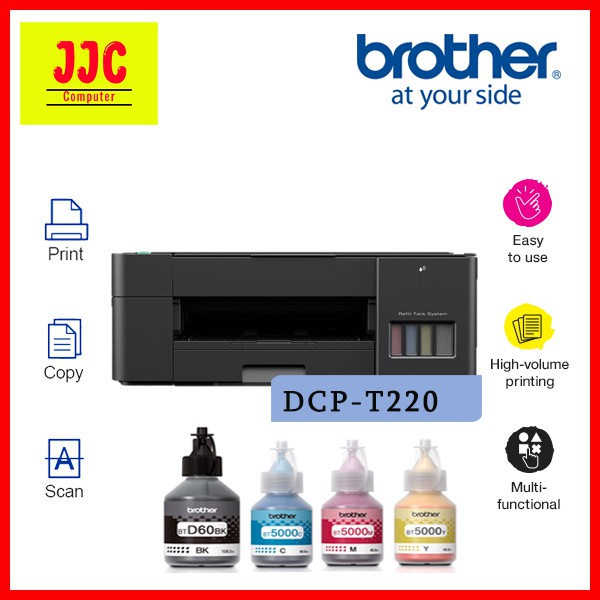 BROTHER DCP-T220 WIRELESS INK TANK PRINTER | Shopee Malaysia
