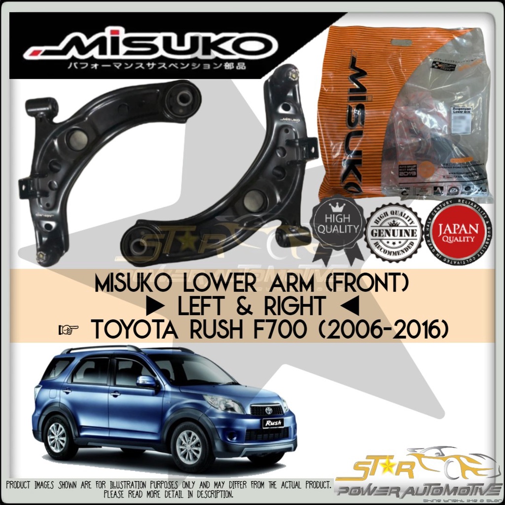 MISUKO Toyota Rush F700 (2006-2016) Premium Lower Control Suspension ...