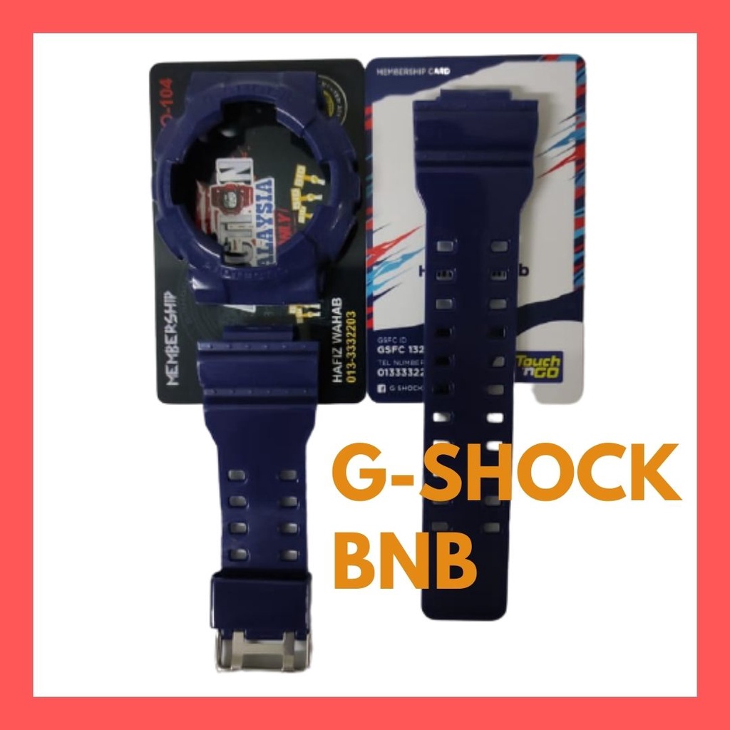 G-Shock GA GD GAX GLS 100 110 120 140 Band and Bezel BNB Blue Navy ...