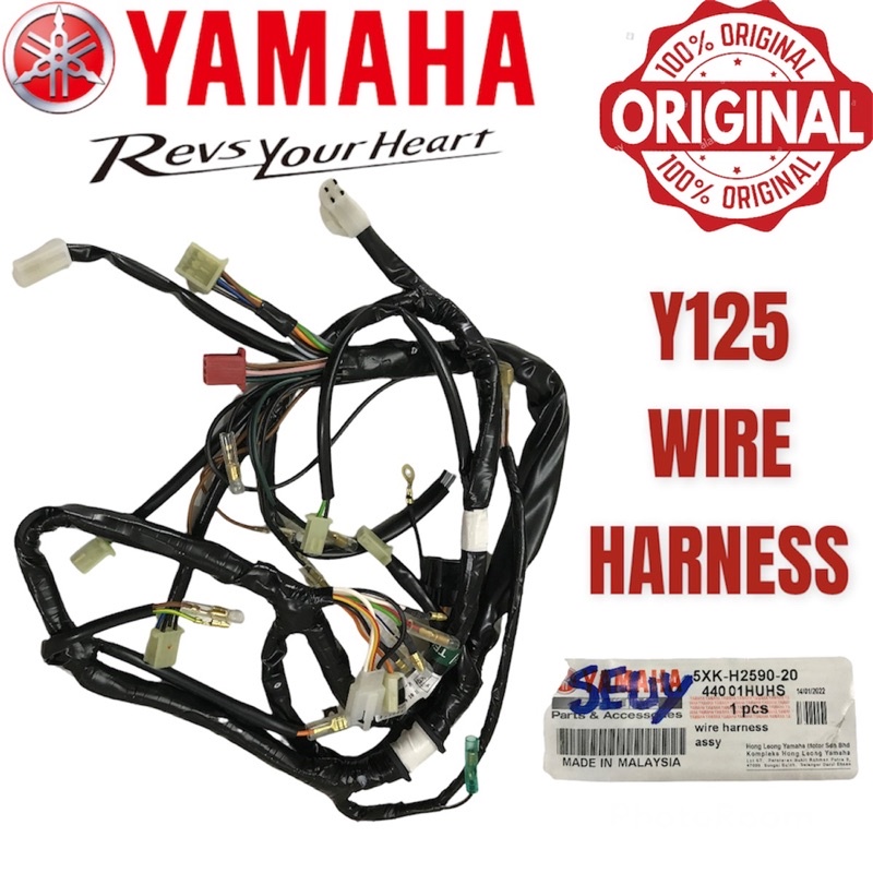 YAMAHA Y125 125Z 125ZR 5XK 100% ORIGINAL WIRE HARNESS | Shopee Malaysia