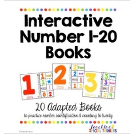 286- Interactive Number Books Printable Adapted Books to Practice ...