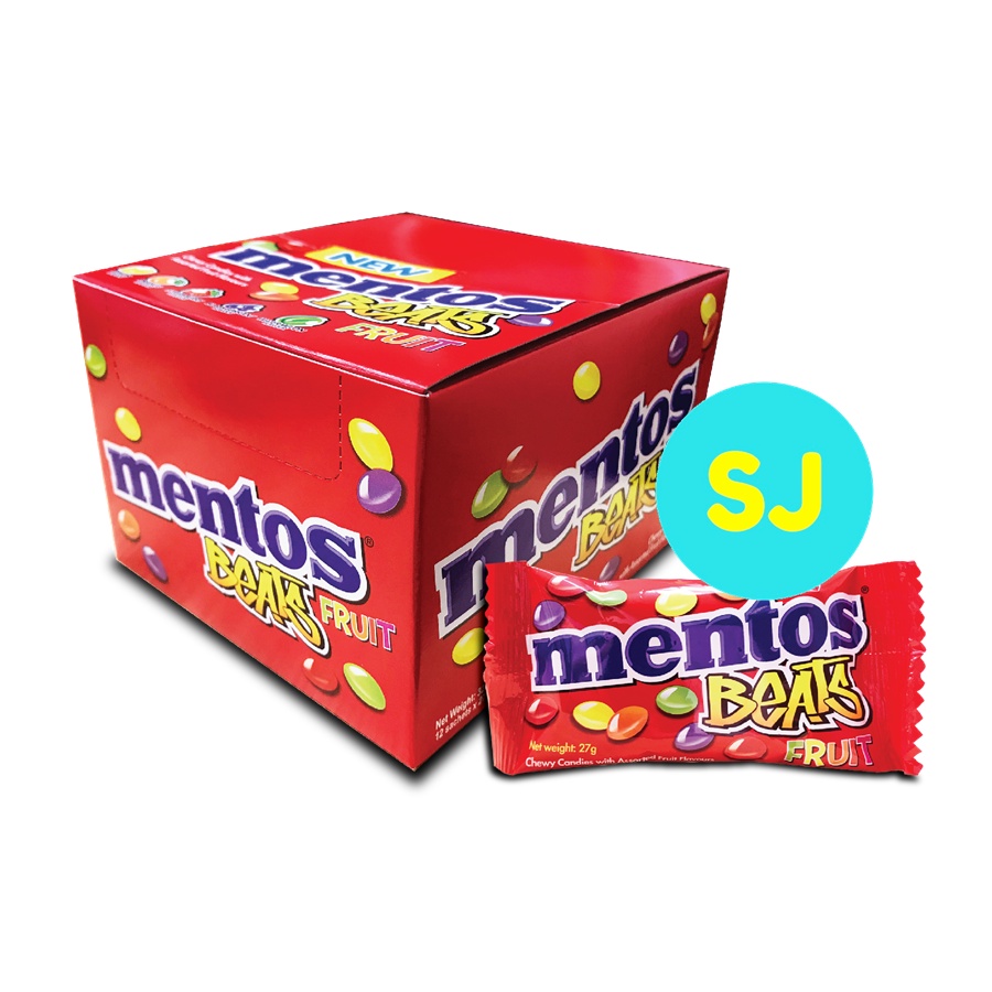 Mentos Beats Fruit (12's x 27g) 1 box | Shopee Malaysia