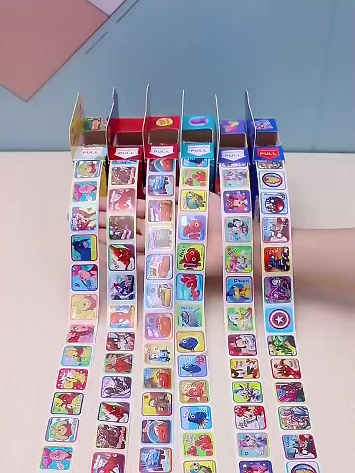 200Pcs/Box Cute Cartoon Frozen Princess Spider Man/Sanrio Sticker Toys ...