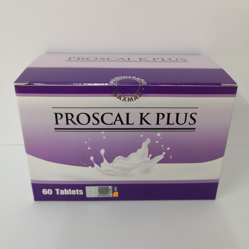Proscal K Plus Balanced Bone Milk Minerals Plus Vit D3 and K2-7 (60 ...