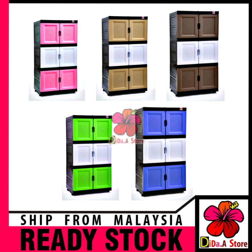 Rak Pakaian Baby 3 Tingkat / Rak Kain Baju Budak / Laci Serbaguna ...