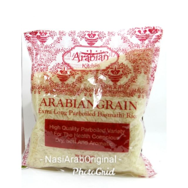 Beras Basmathi Nasi Arab Extra Long Arabiangrain 500g | Shopee Malaysia