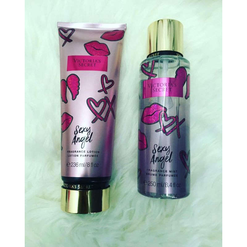 VICTORIA'S SECRET SEXY ANGEL COMBO SET FOR WOMEN | Shopee Malaysia