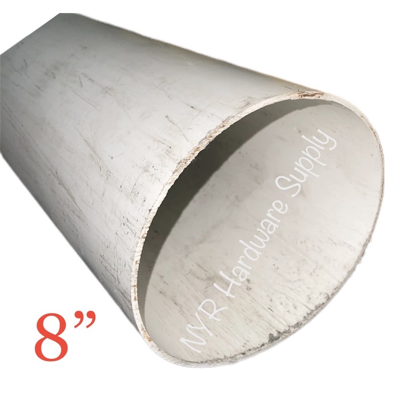 8” Upvc Pipe 200mm White Price Per Feet | Shopee Malaysia