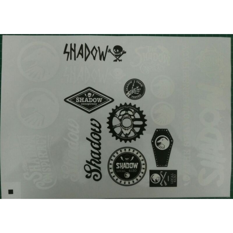 The Shadow Conspiracy Sticker Pack Decal Transparent Sticker A4 Size ...