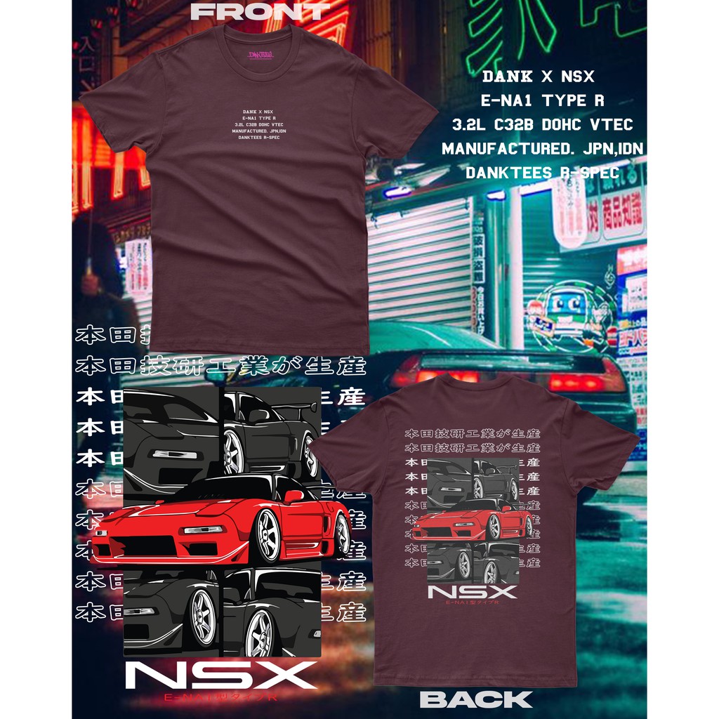 Honda Nsx Racing Shirt | Race Car Tees | Racer Outfit | Shopee Malaysia