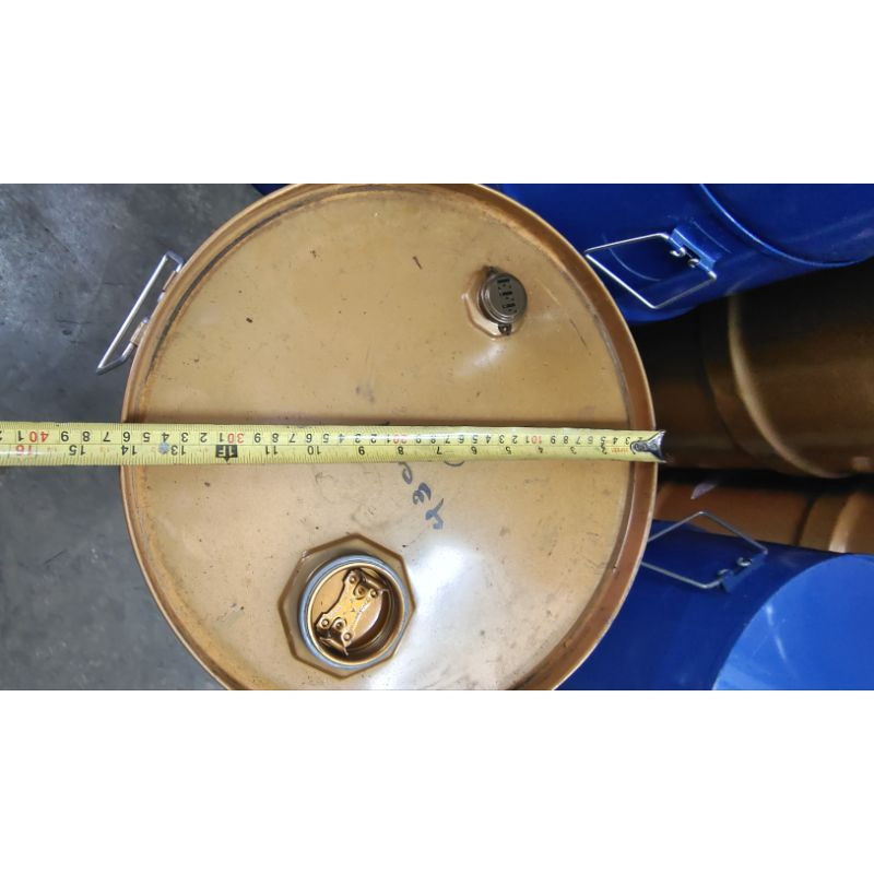 tong drum, tong besi bertangkai 60liter, tong secondhand tong terpakai ...