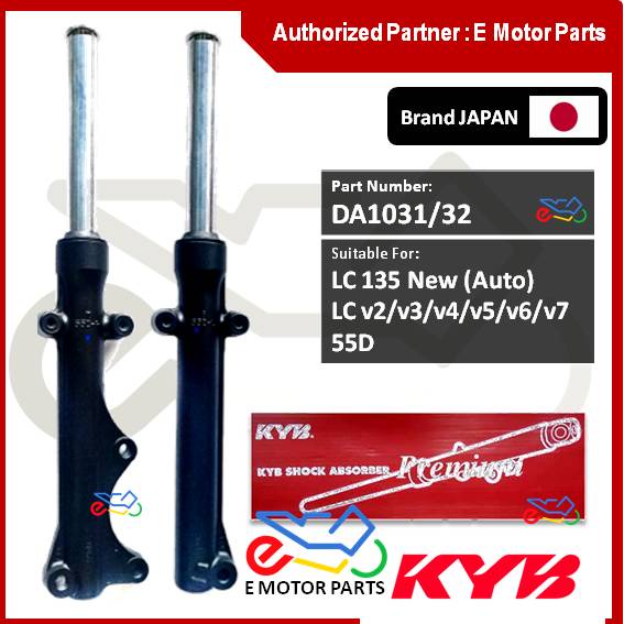 YAMAHA LC135 V1 (5YP) LC135 4S (55D) LC135 5S (55C) V8 FI BDK 100% ...