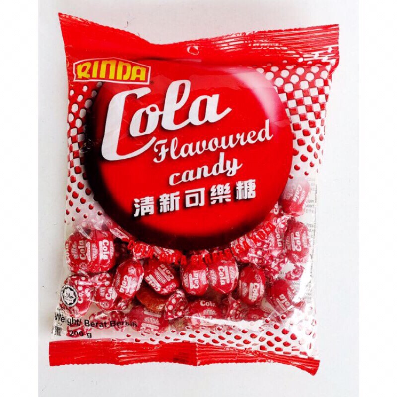 Rinda Candy 200g - Buttermint / Cola / Pineapple / Fruit flavoured ...