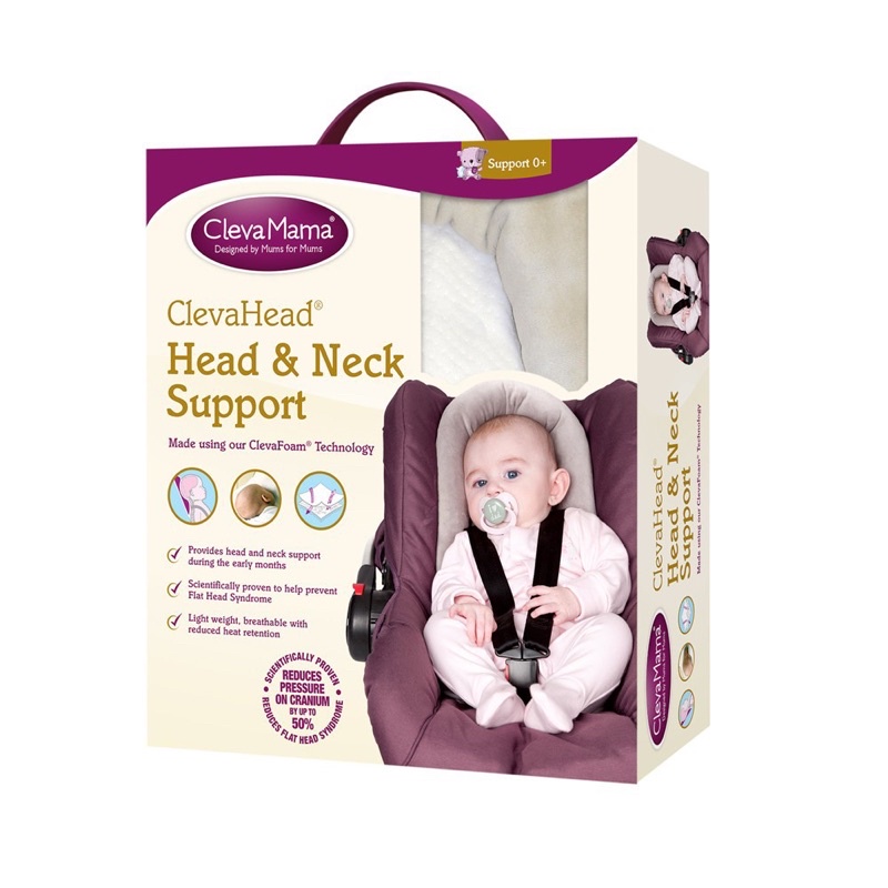 CLEVAMAMA CLEVAFOAM HEAD & NECK SUPPORT | Shopee Malaysia
