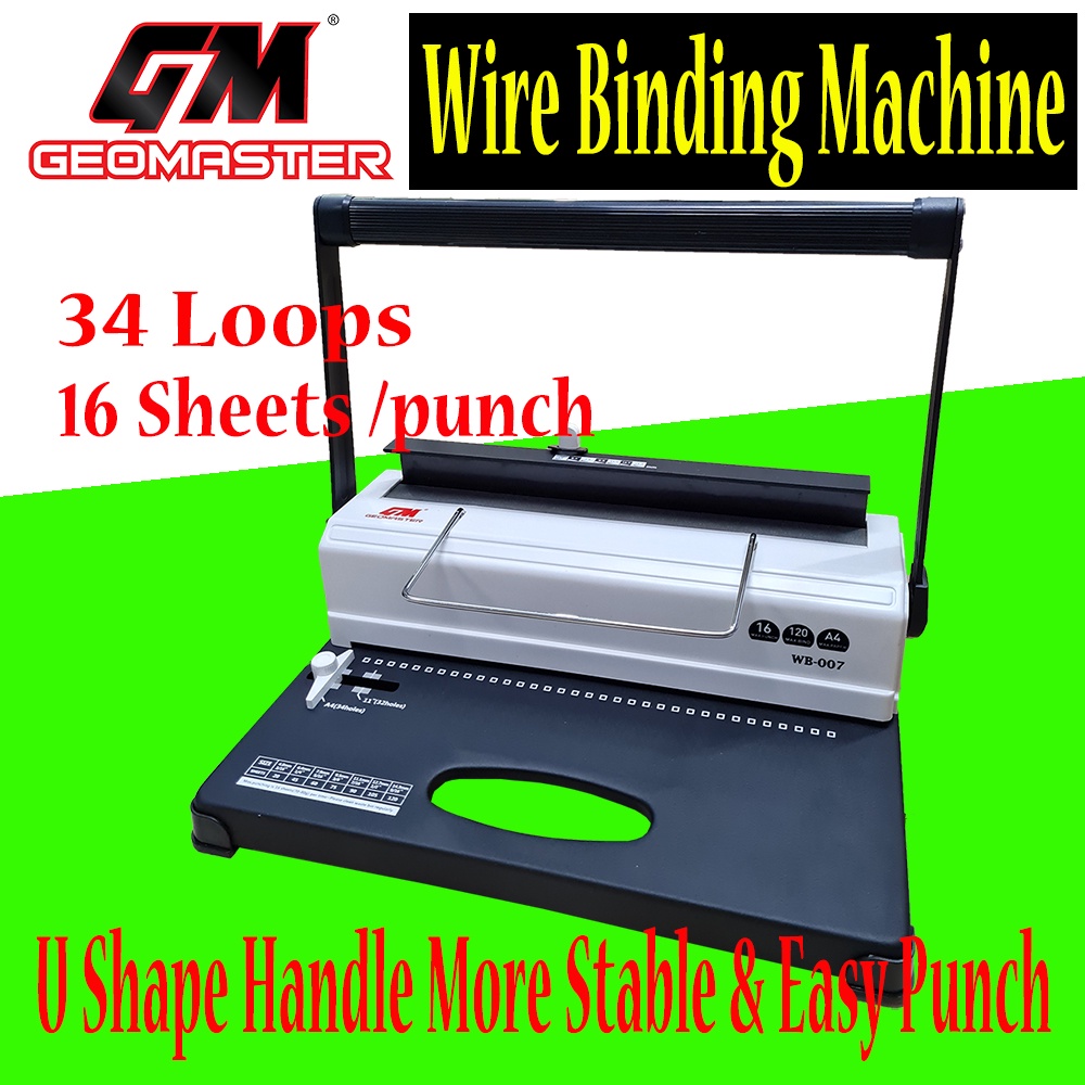 Geomaster Wire O Binding Machine - Wire Binding Local Unit - Stock ...