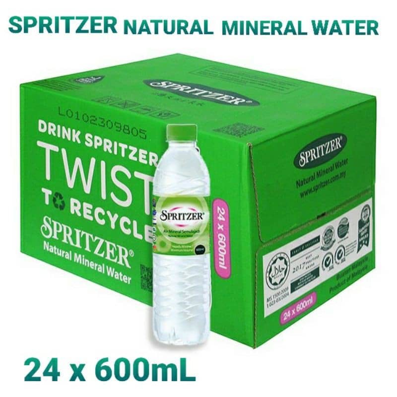 SPECIAL OFFER !!!! SPRITZER MINERAL WATER 550ML/BOTTLE | Shopee Malaysia