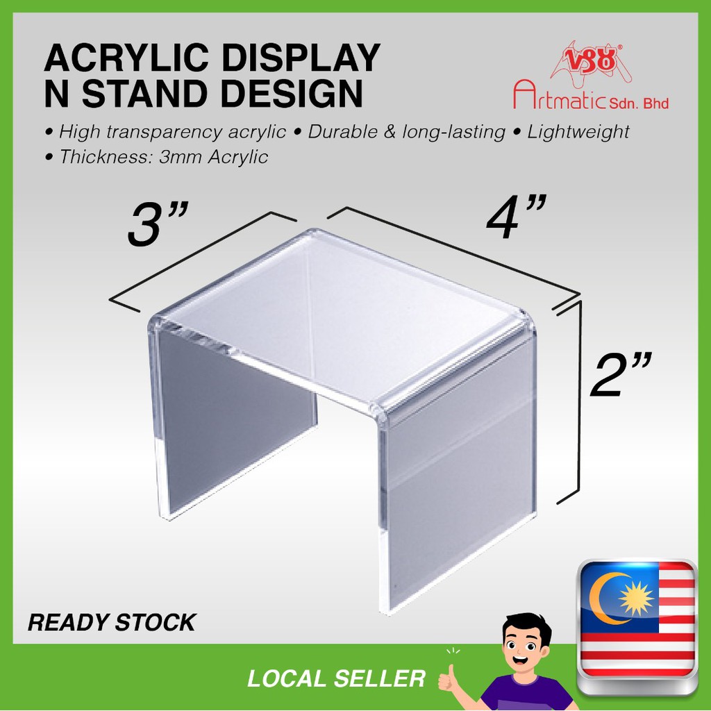 Artmatic | Paparan ‘N’ Akrilik Ketelusan Tinggi / Transparency Acrylic ...