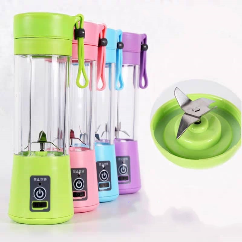 USB Portable Electric Fruit Juicer Cup Bottle Mixer Rechargeable Juice ...