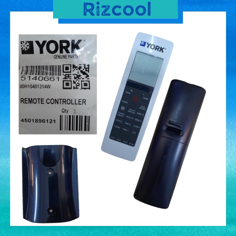 REMOTE CONTROL - ORIGINAL YORK (WALL TYPE ~ CASSETTE) | Shopee Malaysia