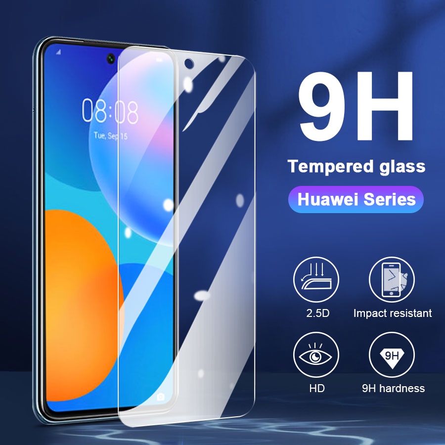 Tempered Glass Screen Protector for Huawei P20 P30 Lite Y7 Pro P40 Mate ...