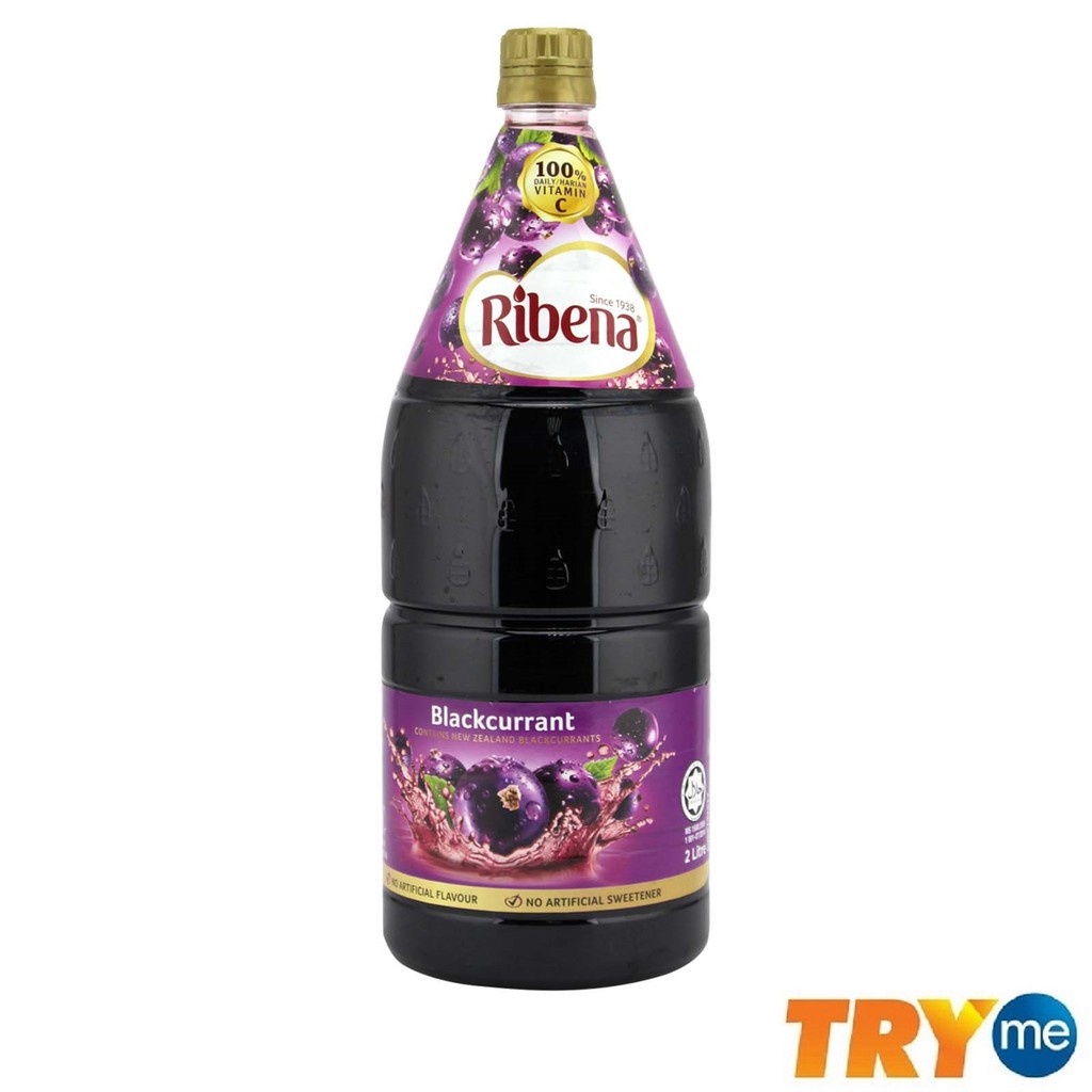 Ribena Fruit Cordial Drink Blackcurrant (2L) | Shopee Malaysia