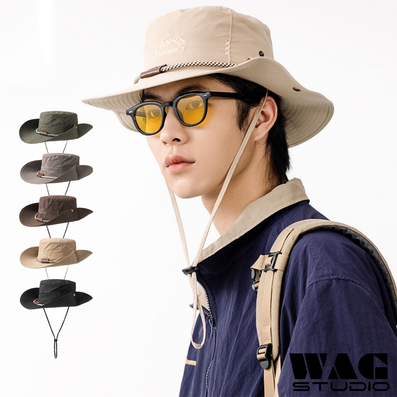 WAG Hat | Ready Stock Camping Quick Dry Jungle Hat Wide Brim Bucket Hat ...
