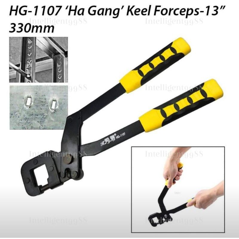 🔥READY STOCK🔥HA GANG DOUBLE-HANDED LIGHT STEEL KEEL FORCEPS-13" 330MM ...