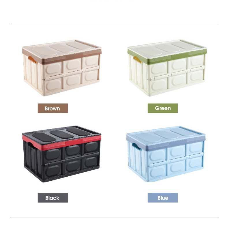 30 L 56L Storage Bin Stackable Container Car Indoor Portable Storage ...