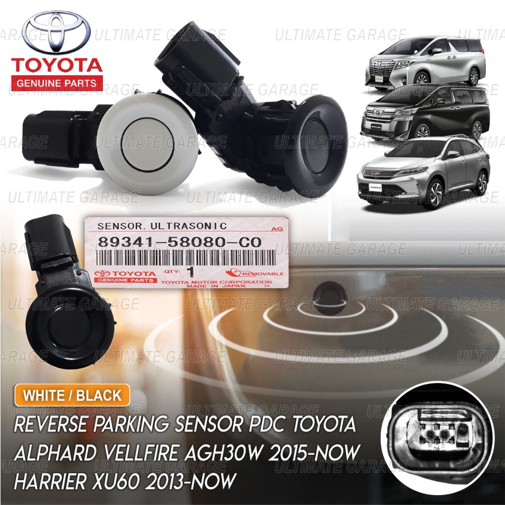 Original Toyota Reverse Parking Sensor PDC Alphard Vellfire AGH30 ANH30 ...