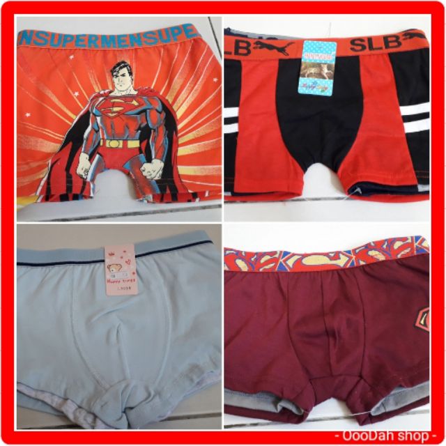 [READY STOCK] 2 PCS Pack Kids Boys Cartoon Boxer Seluar Dalam Budak ...