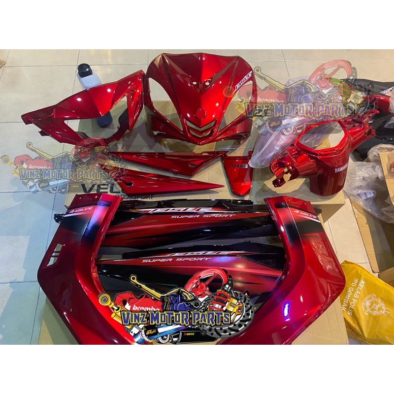 lc v1 coverset 135 lc v1 red black | Shopee Malaysia