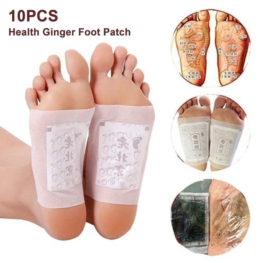 10pcs Feet Care Detoxifying Foot Patches Body Detox Foot Patch ...