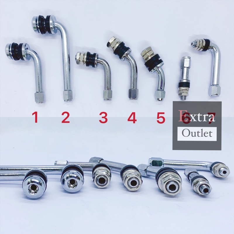 Universal Tubeless Tyre Valve / Stainless Steel Valve Tubeless Tyre ...