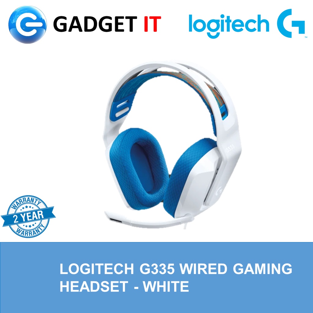 Logitech G335 Wired Gaming Headset With Mic and Comfortable Headband ...