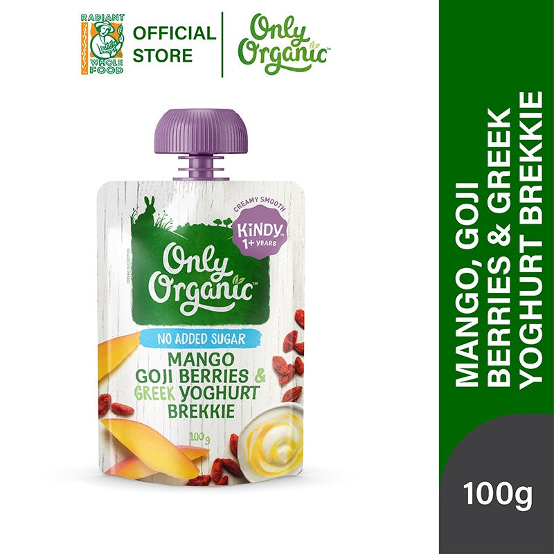 Only Organic Mango Goji Berries & Greek Yoghurt Brekkie (100g) | Shopee ...
