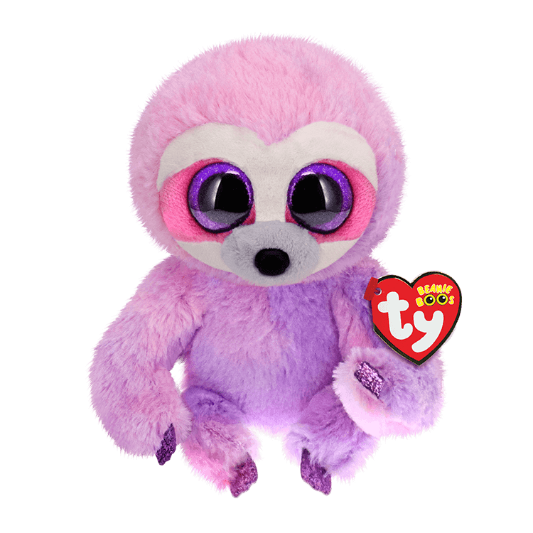 TY Beanie Boos Dreamy The Purple Sloth Toys - Medium Size | Shopee Malaysia