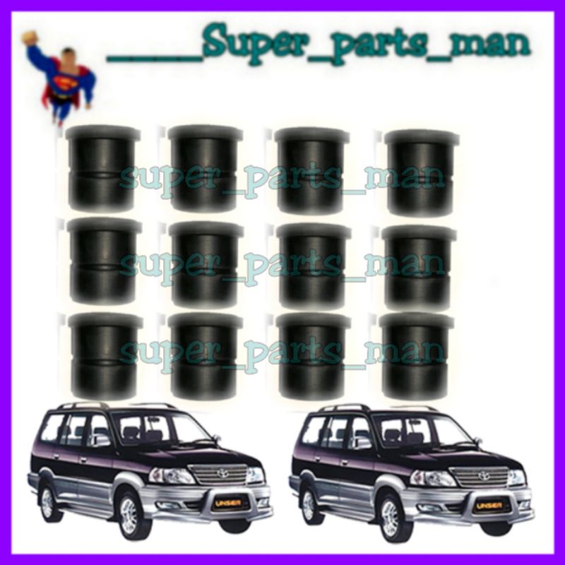Toyota Unser kf80 rear spring bush set x12pcs | Shopee Malaysia