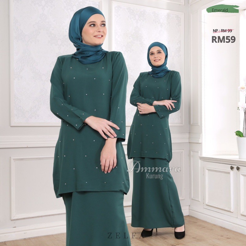 ZELFA KURUNG MODEN MANIK EXCLUSIVE! | Shopee Malaysia
