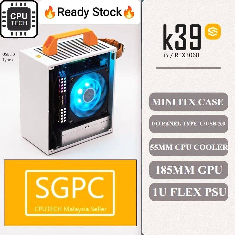 🔥Ready Stock🔥 SGPC K39 Mini ITX Case Mini PC Case | Shopee Malaysia