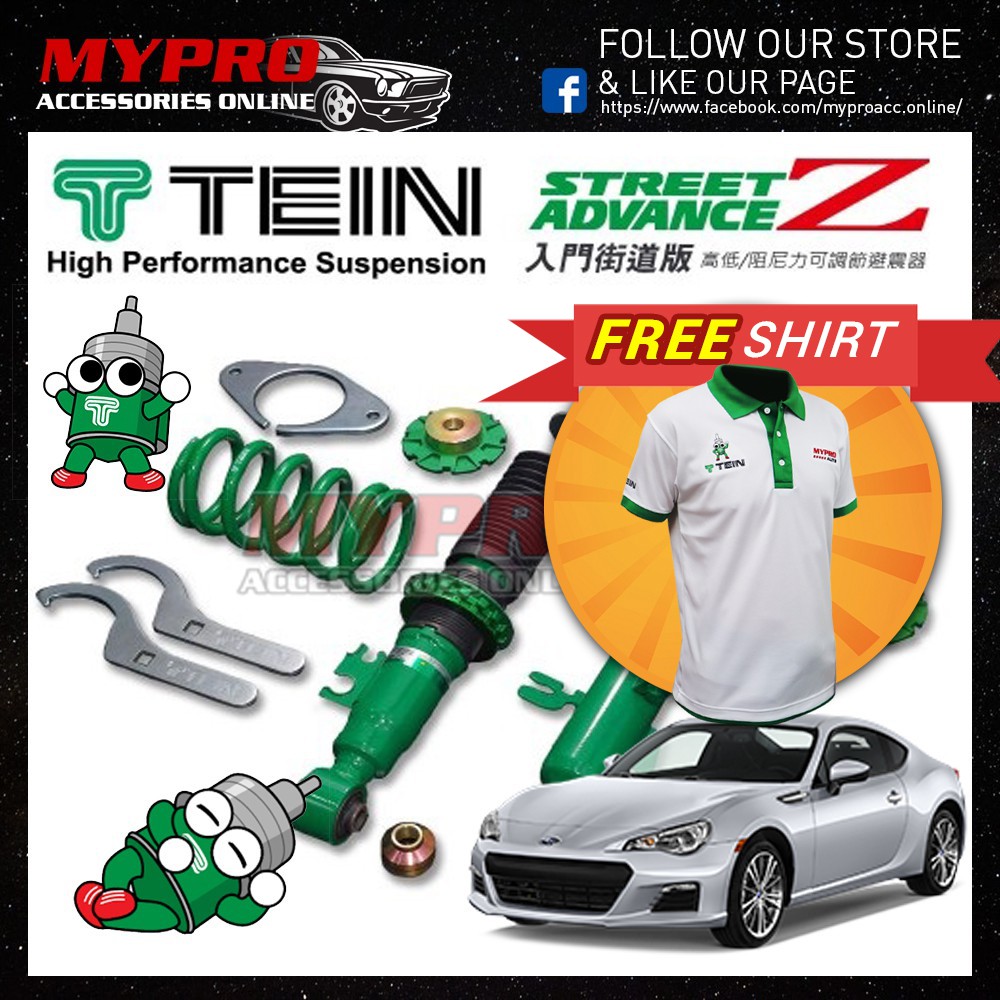 🇯🇵Best🔥Subaru BRZ ZC6 2012++ TEIN Street Advance Z Adjustable Suspension / Coilover | Shopee ...