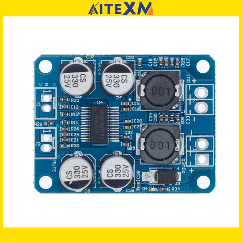 32Pin TPA3118 60W 12V 24V PBTL Mono Digital Audio Power Amplifier Board ...