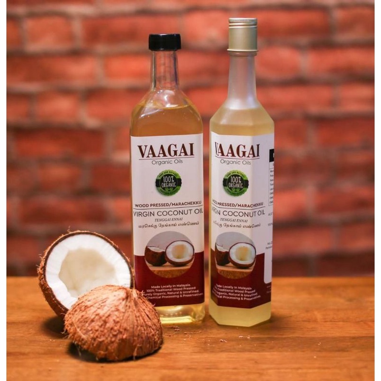 VAAGAI Virgin Coconut Wood Pressesd Oil 1Litre - 100% Organic ...
