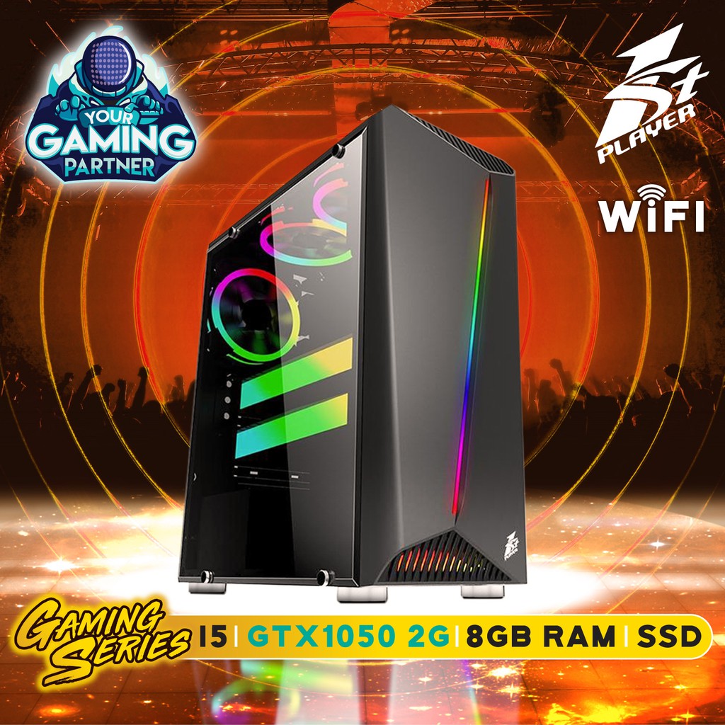 GAMING PC DESKTOP I5 8G SSD GTX1050 2G | Shopee Malaysia