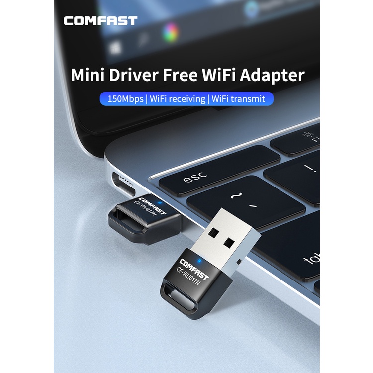 Original Comfast 150Mbps USB Powered Mini Portable WiFi Sharing Adapter ...