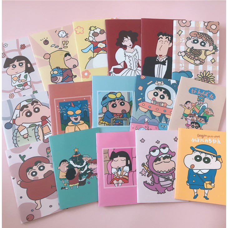 Japan Japan Korea ins Cute Snoopy Mini Notepad Kasukabe Crayon Shin ...